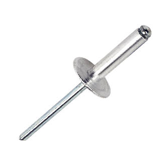 3.2 x 12mm Aluminium/Steel Large Flange Rivets DIN7337 – ALFAST Fixings ...