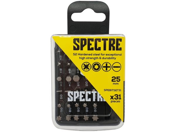 Spectre 31-Pce Screwdriver Bit Set – ALFAST Fixings & Fasteners Ltd
